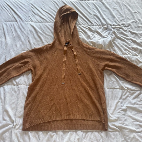 Cyrus | Sweaters | Brown Cyrus Sweater With Hood | Poshmark